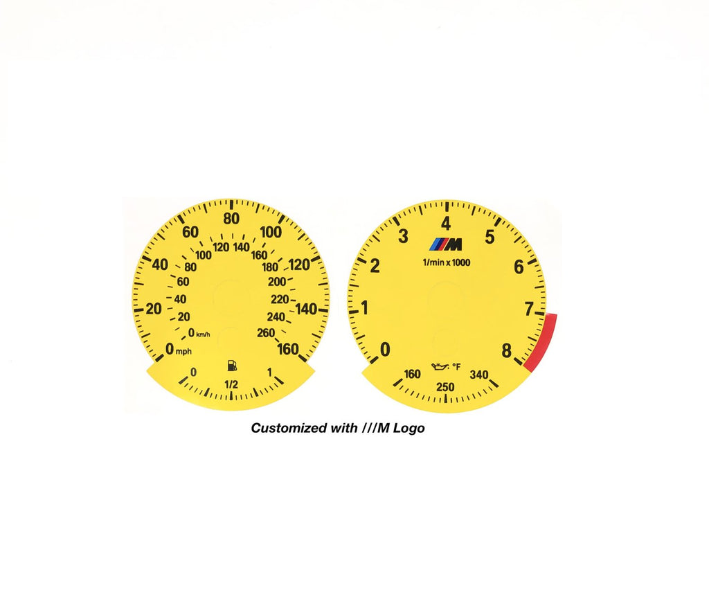 EuroCustomsPR - BMW E90/E92/E93 3-Series - Cluster Overlays